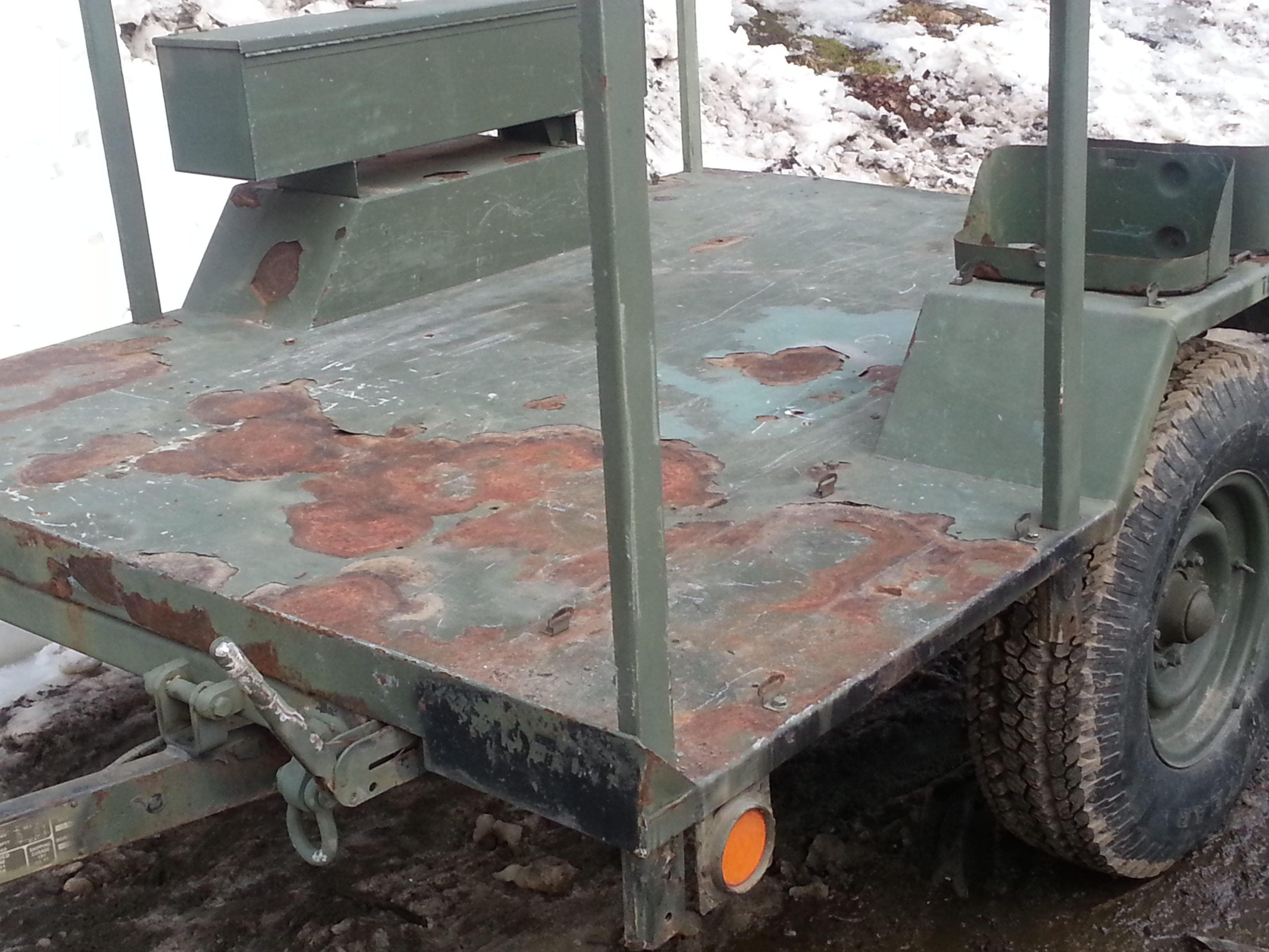 M116A2 Military Trailer for MEP002A and MEP003A with Ribs ⋆ Green ...