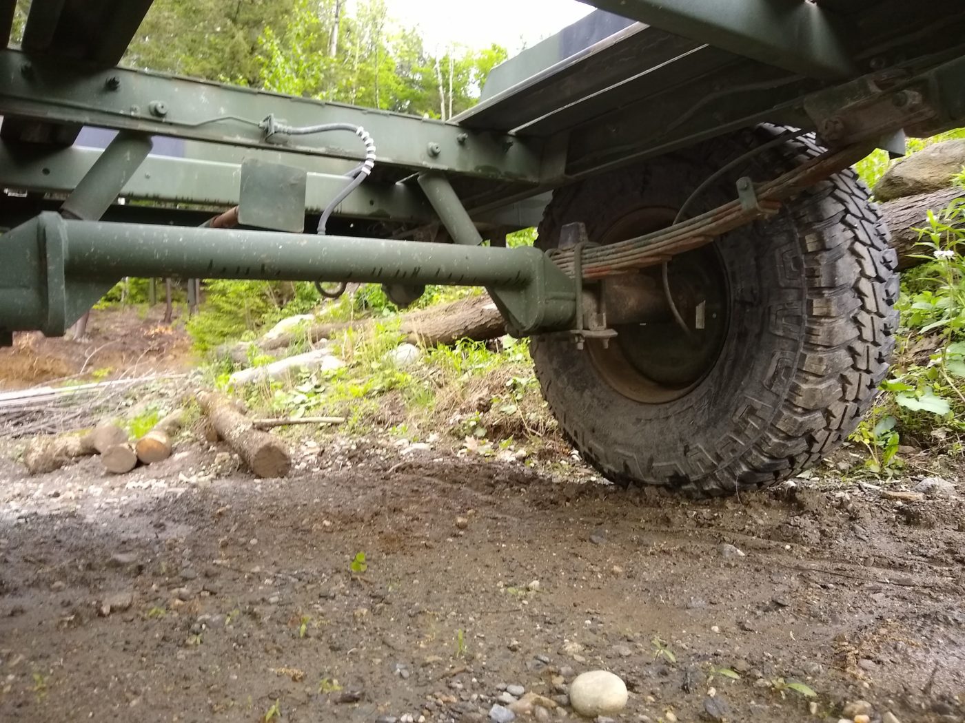 MEP802A - MEP803A M116A3 Flatbed Trailer with Surge Brakes, Hand Brakes ...